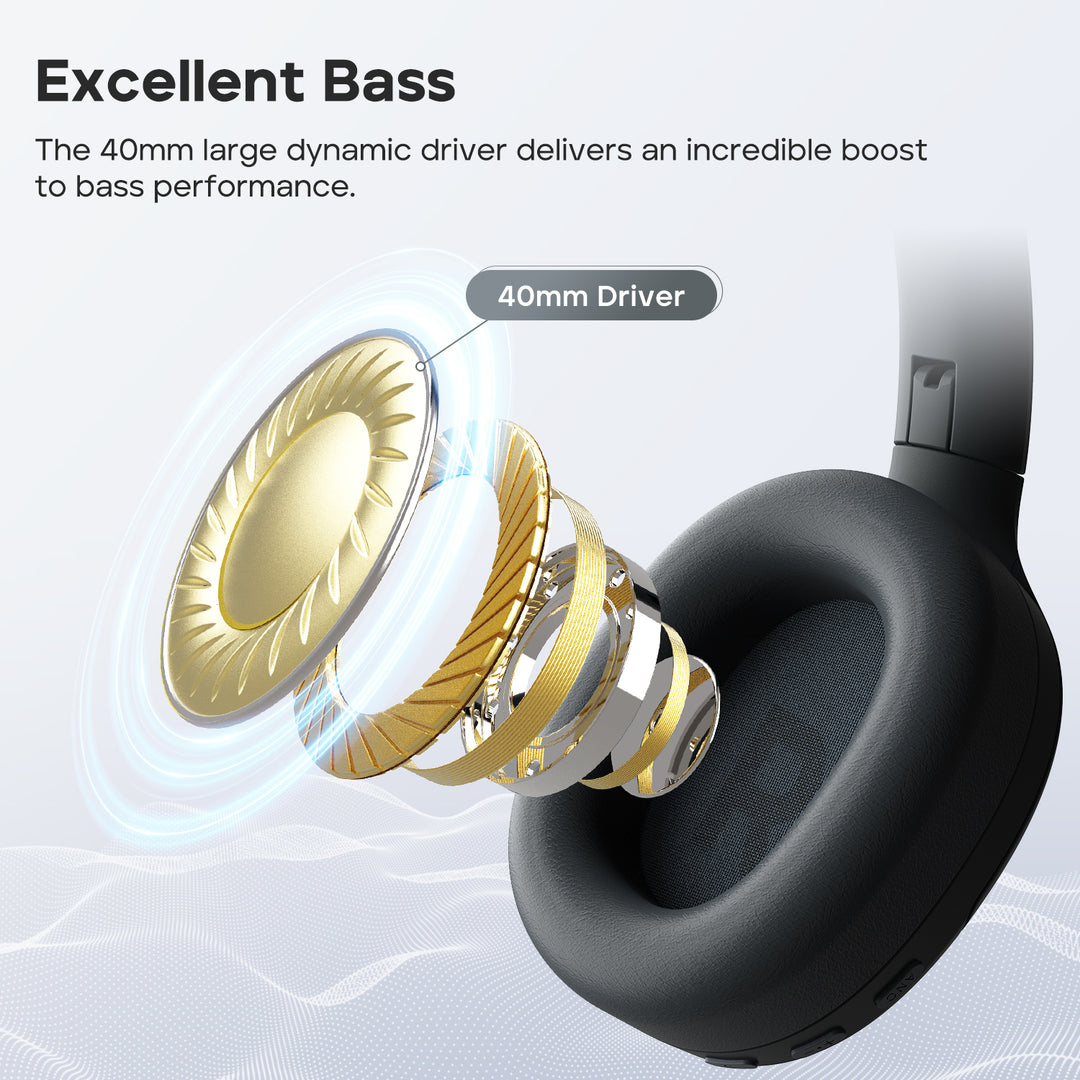 TRIBIT QuietPlus 81 Over-Ear Headphones – Tribit.com